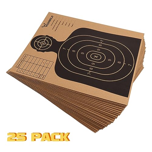 Snapklik.com : Highwild Paper Shooting Targets Silhouette Cardboard ...
