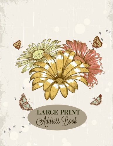 Amazon.com: Large Print Address Book (Extra Large- 8 X 11-Big Print ...
