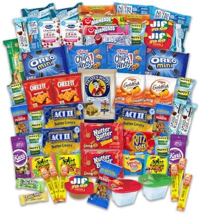 Amazon.com : COLLEGEBOX Healthy Snack Box (35 Count) Finals Variety ...