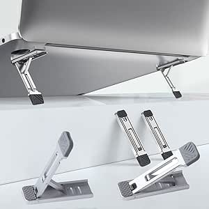 Amazon.com: muchly Keyboard stand-2PCS,Portable Invisible Laptop Stand ...