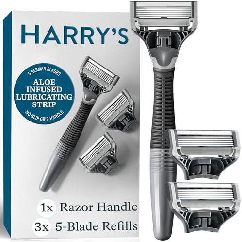 Amazon.com: Amazon Basics 5-Blade MotionSphere Razor for Men with Dual ...