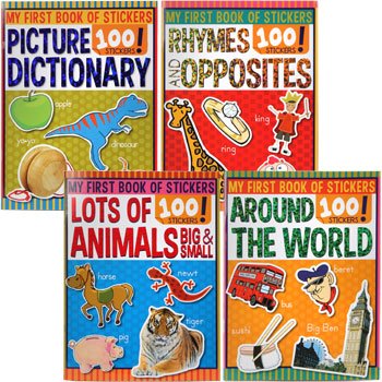 My First Book of Stickers Activity Books 4-Pack: Flowerpot Press ...