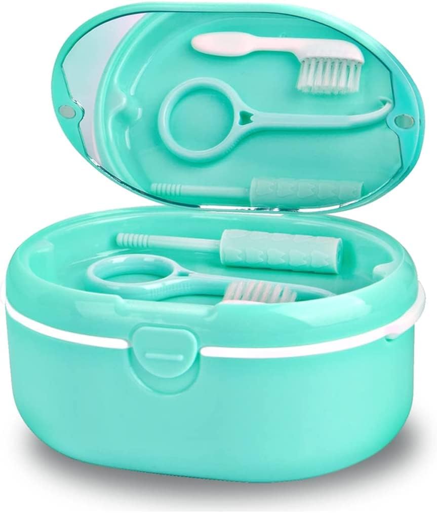 Retainer Denture Bath Case Cup Box Holder Storage Soak Container With ...