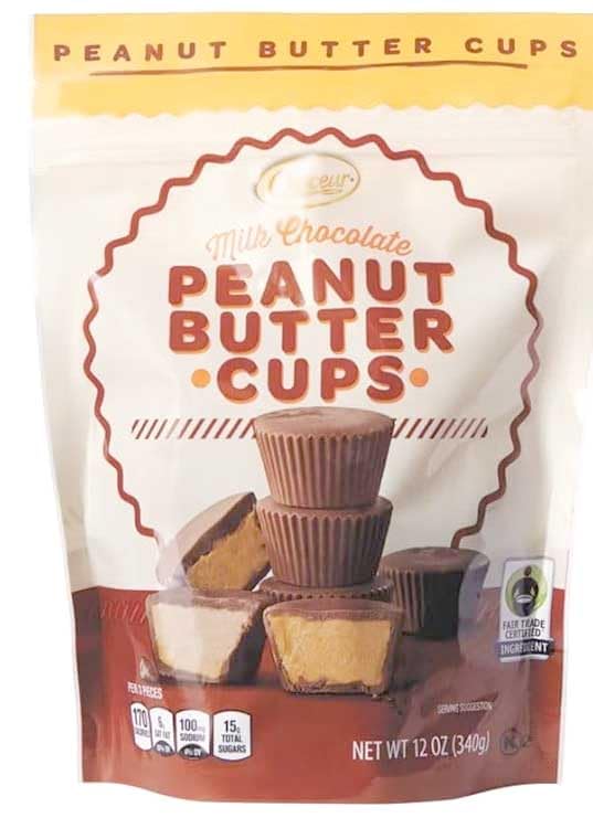 Amazon.com : Peanut Butter Cups, 12oz Bag - Milk Chocolate PB Choceur ...