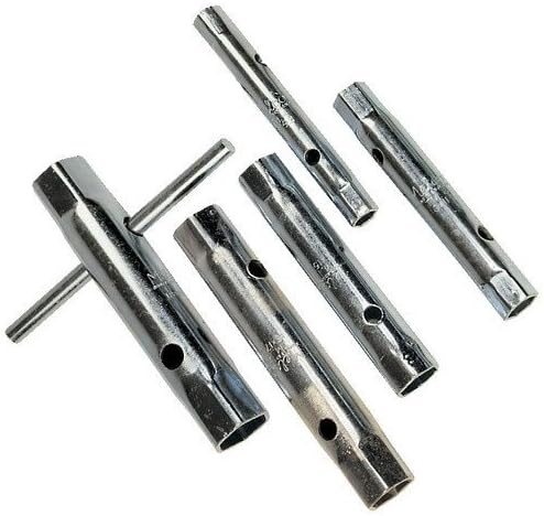 Unibos 6pc Tubular Box Wrench Set 10mm to 19mm Tube Spanners Deep ...