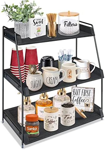 Amazon.com: SETTFRFE Two Tier Shelf Organizer,Bathroom Countertop ...