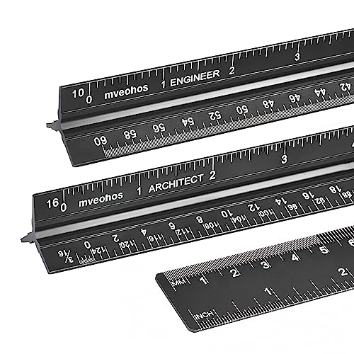 Snapklik.com : Architectural&Engineering Triangular Scale Ruler, 12 ...