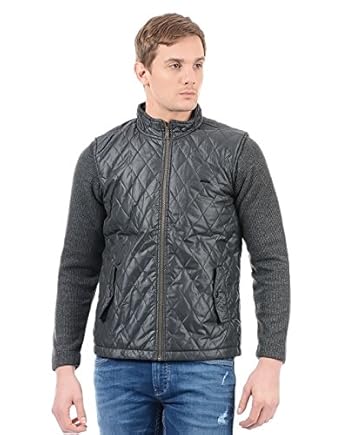 Buy Flying Machine Men's Jacket (FMJK0375_Grey_L) at Amazon.in