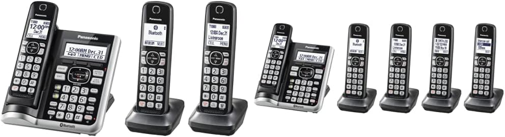 Brandclub - Panasonic Link2Cell Bluetooth Cordless Phone System with ...