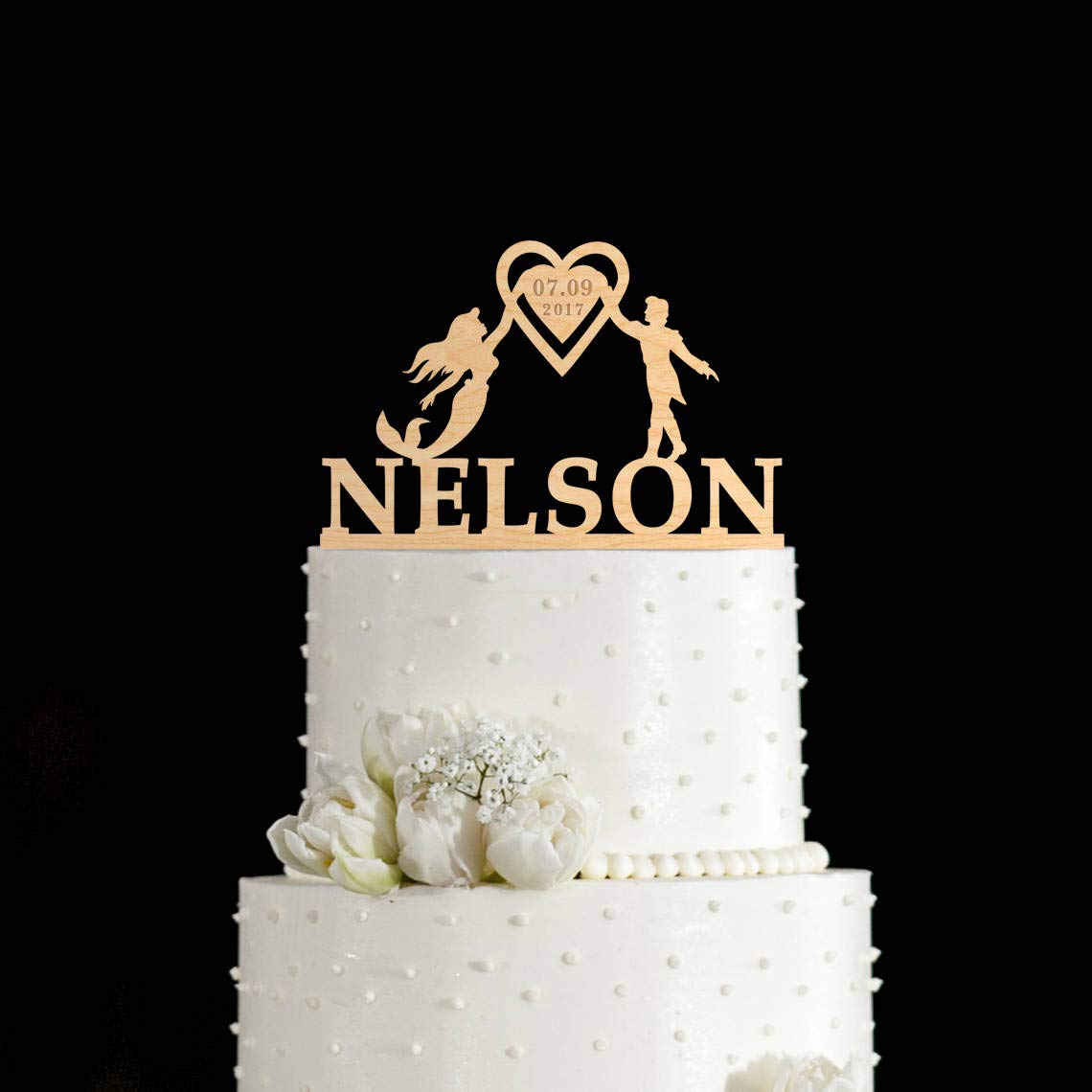 Mermaid wedding cake topper 60 photos - Astyledwedding.com