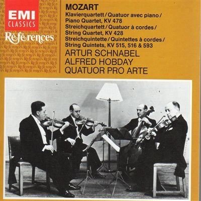Wolfgang Amadeus Mozart, Pro Arte String Quartet, Artur Schnabel - Mozart: 3 String Quintets ...