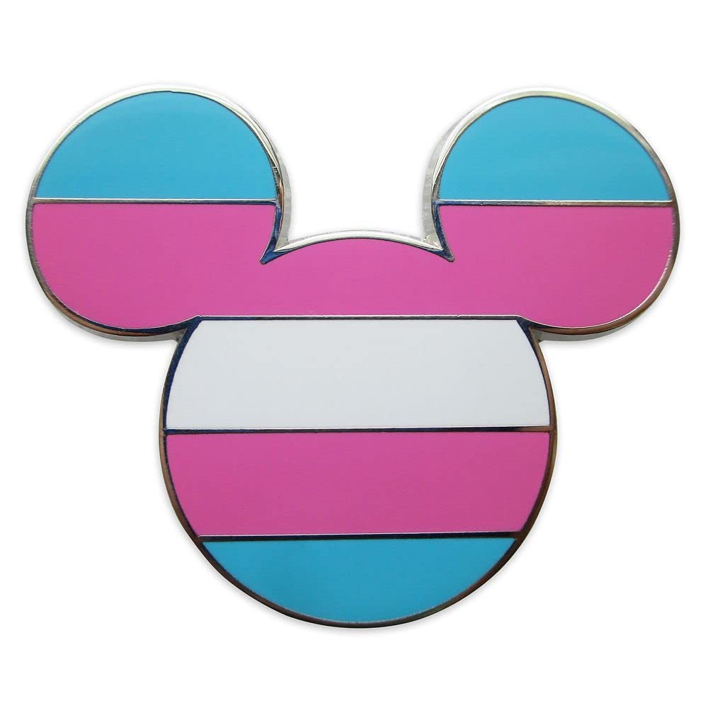 Amazon.com: Disney Pride Collection Mickey Mouse Icon Pin - Transgender ...