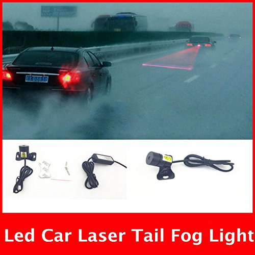 Amrok Trading-Led Car Laser Tail Fog Light Anti Collision Rear End ...