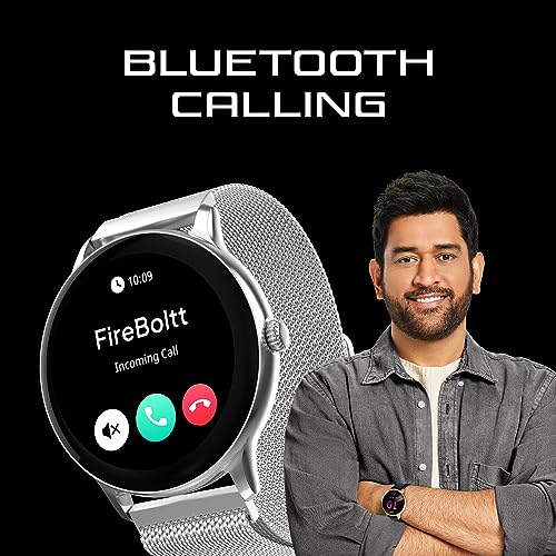 Fire-Boltt Ace Luxury Phoenix AMOLED Stainless Steel Smart Watch 1.43 ...