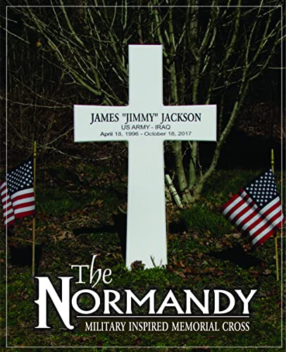Amazon.com: The Normandy roadside memorial cross (Name and dates ...
