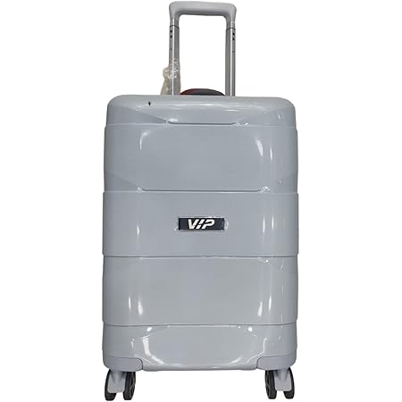 VIP Grey, Topaz 8 Wheel Hard Cabin Luggage : Amazon.in: Fashion