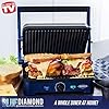 Amazon.com: Blue Diamond Sizzle Deluxe Electric Griddle and Grill Pan ...