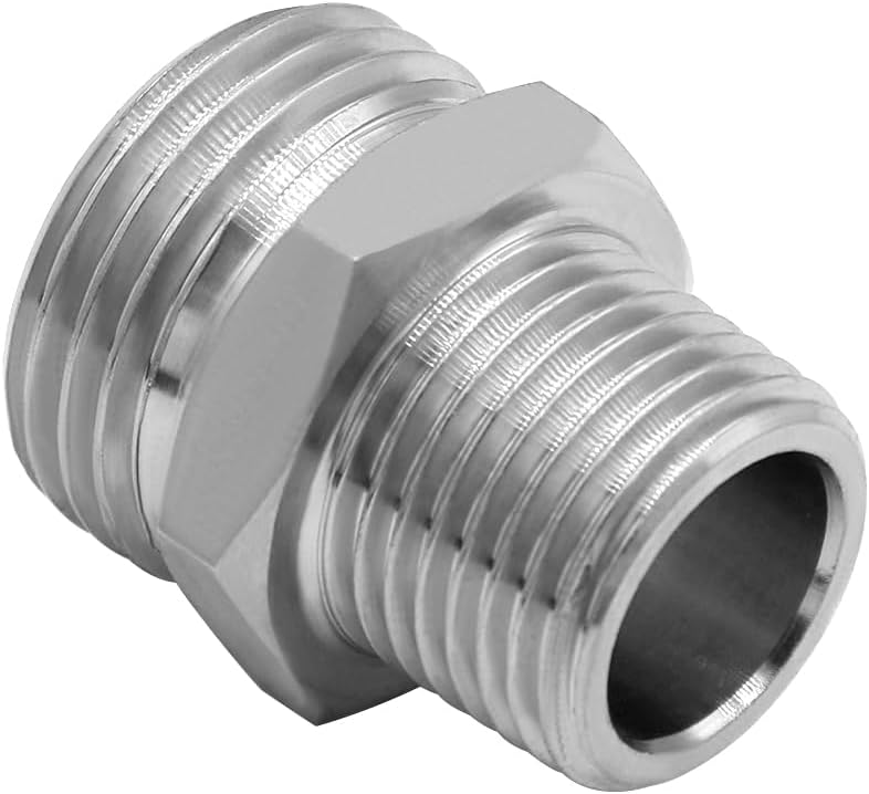 Amazon.com : Beduan Garden Hose Adapter, 3/4" GHT Male x 1/2" NPT Male ...