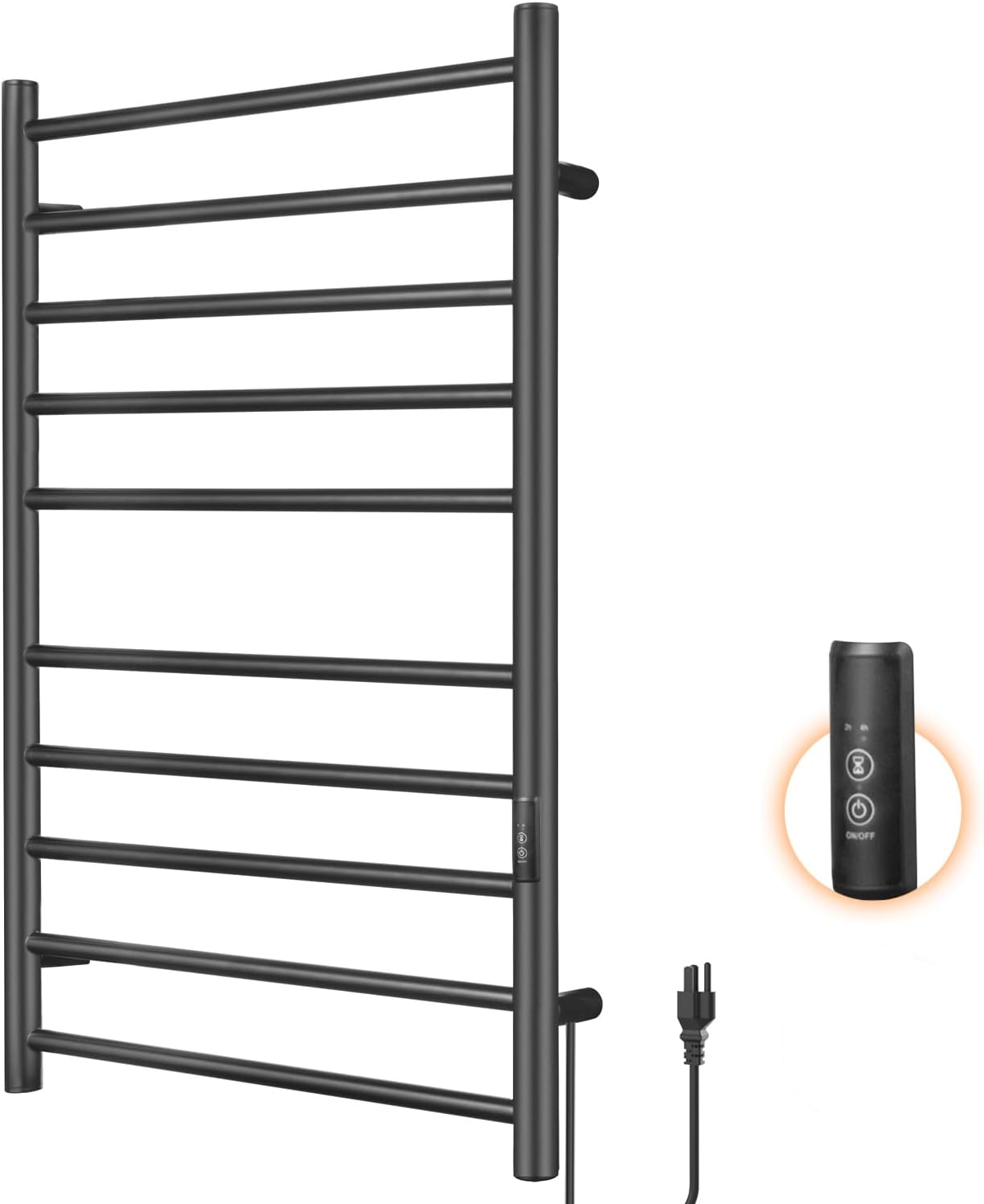 Amazon.com: Aquatrend Towel Warmer Rack, 10 Bar Electric Stainless ...