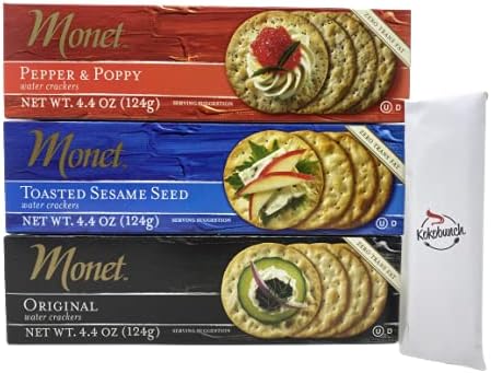 Amazon.com: Monet Cracker Variety Bundle | Water Crackers | Toasted ...