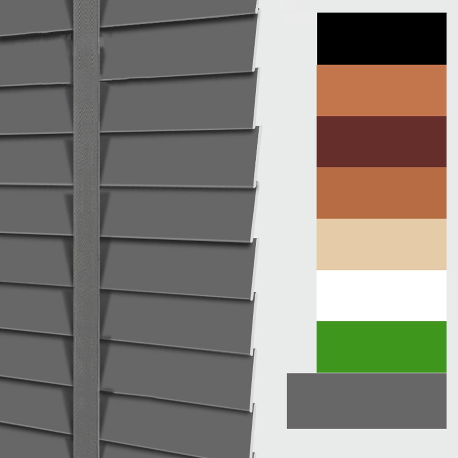 Amazon.com: Indoor Wooden Blinds, Privacy Curtain Blinds, Customizable Wood Horizontal Cordless ...