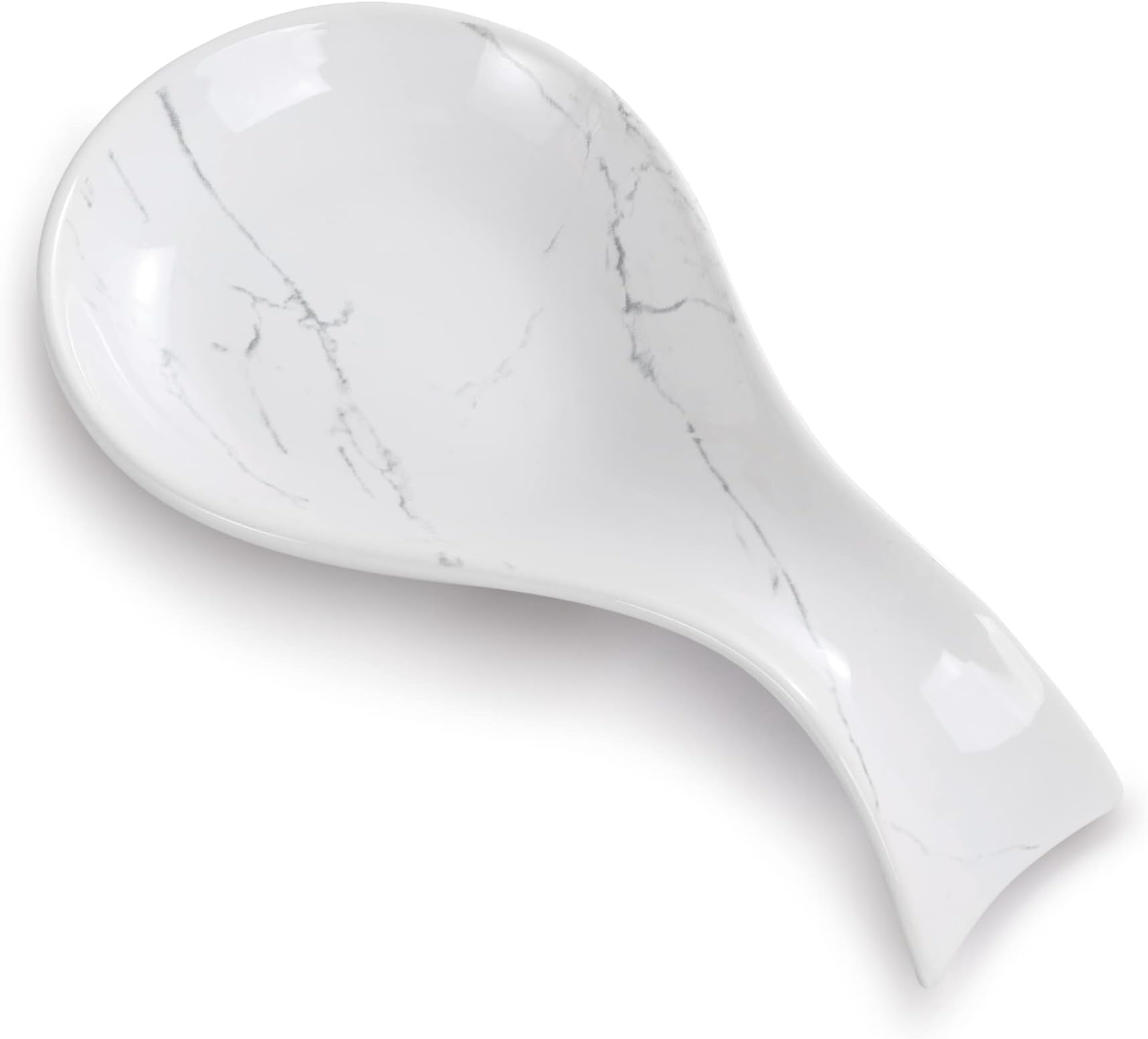 Amazon.com: Bloomingville White Marble Spoon Rest, 5" L x 5" W x 1" H ...