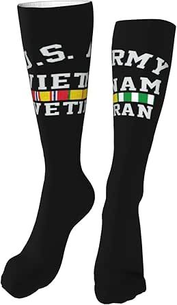 Amazon.com: Us Army Vietnam Veteran Women'S Crew Neck Socks Thick ...