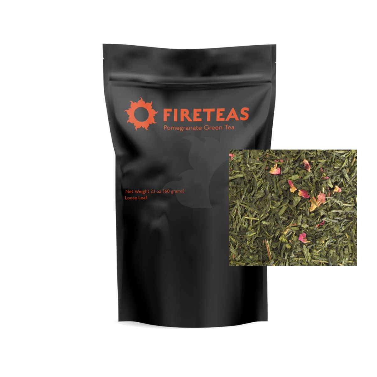 Amazon.com : FIRE TEAS Pomegranate Green Tea : Grocery & Gourmet Food