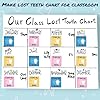 Amazon.com: I Lost a Tooth Stickers for Kids School - 120 Tooth Fairy ...