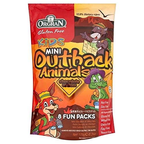 Amazon.com: Orgran Gluten Free Mini Chocolate Cookies Multi Pack 175g ...