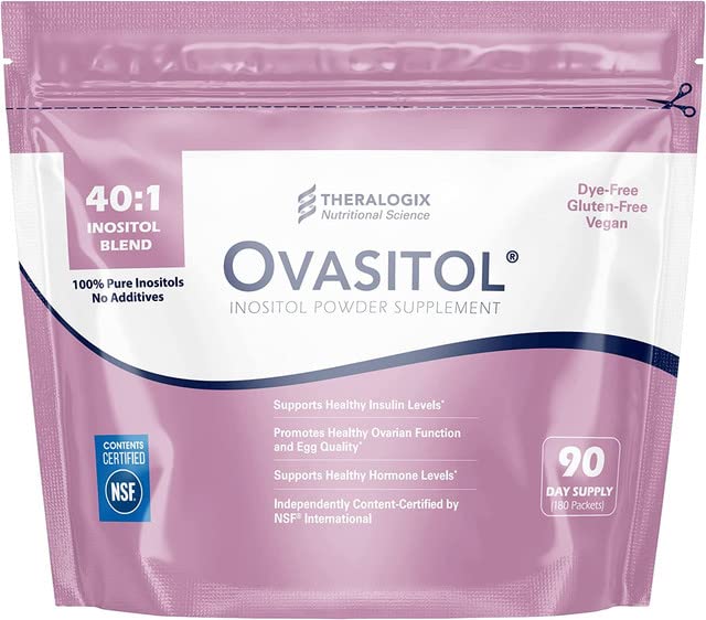 Ovasitol Inositol Powder Myo Inositol 2000 mg, D-Chiro Inositol 50 Mg ...