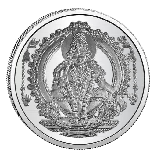 Buy SILVERA 10 Gms Ayyappa Swami 999.0 Silver Coin Capsule | Precious ...