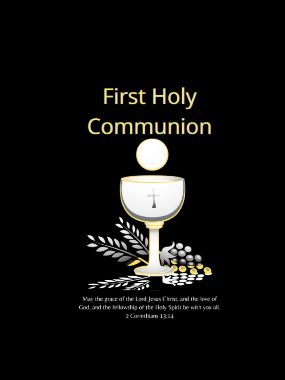 First Holy Communion: DELUXE HARDCOVER - Remembrance book gift for boys ...