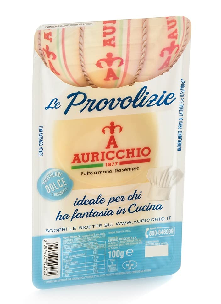 Auricchio Le Provolizie Provolone Dolce Cut Sweet Cheese with 100% ...