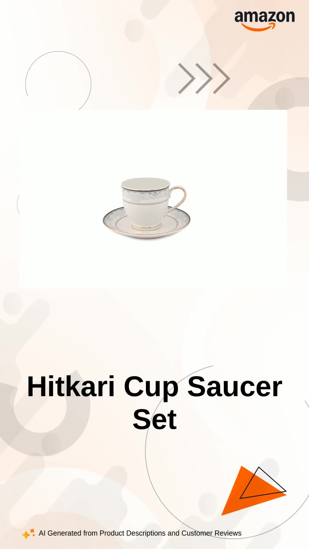 Watch Hitkari Cup Saucer Set on Amazon Live