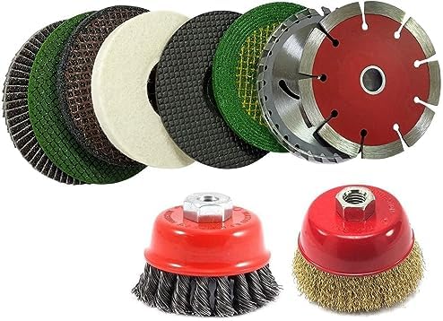 Inditrust combo of 10 wheels Wood & Marble Cutting Flap Discs Grinding ...