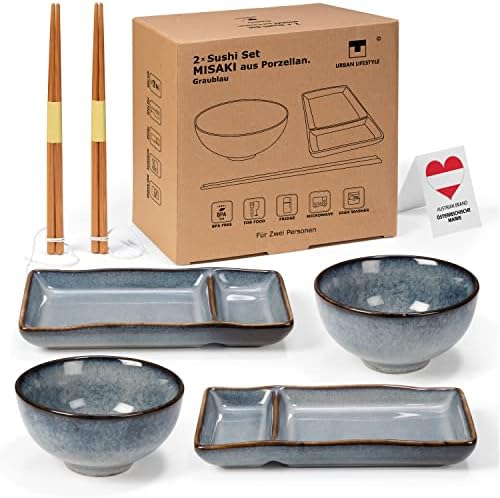 HENXFEN LEAD Sushi Tableware Set, Sushi Set Japanese Tableware for Miso ...