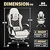 Amazon.com: Gamtimer Gaming Chair, 400 lbs Adult Chair, High Back ...
