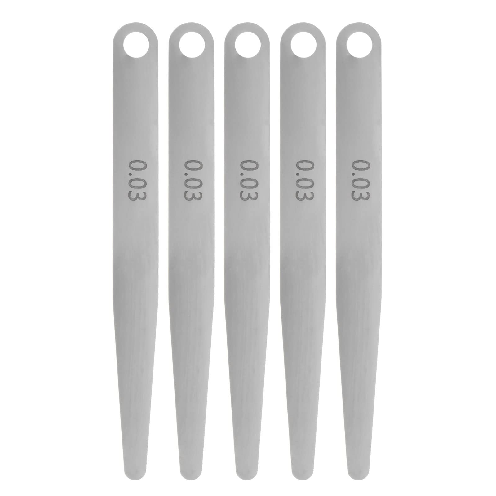 Feeler Gauge Set Stainless Steel 5-Pack 0.3mm Feeler Gauges - Precision ...