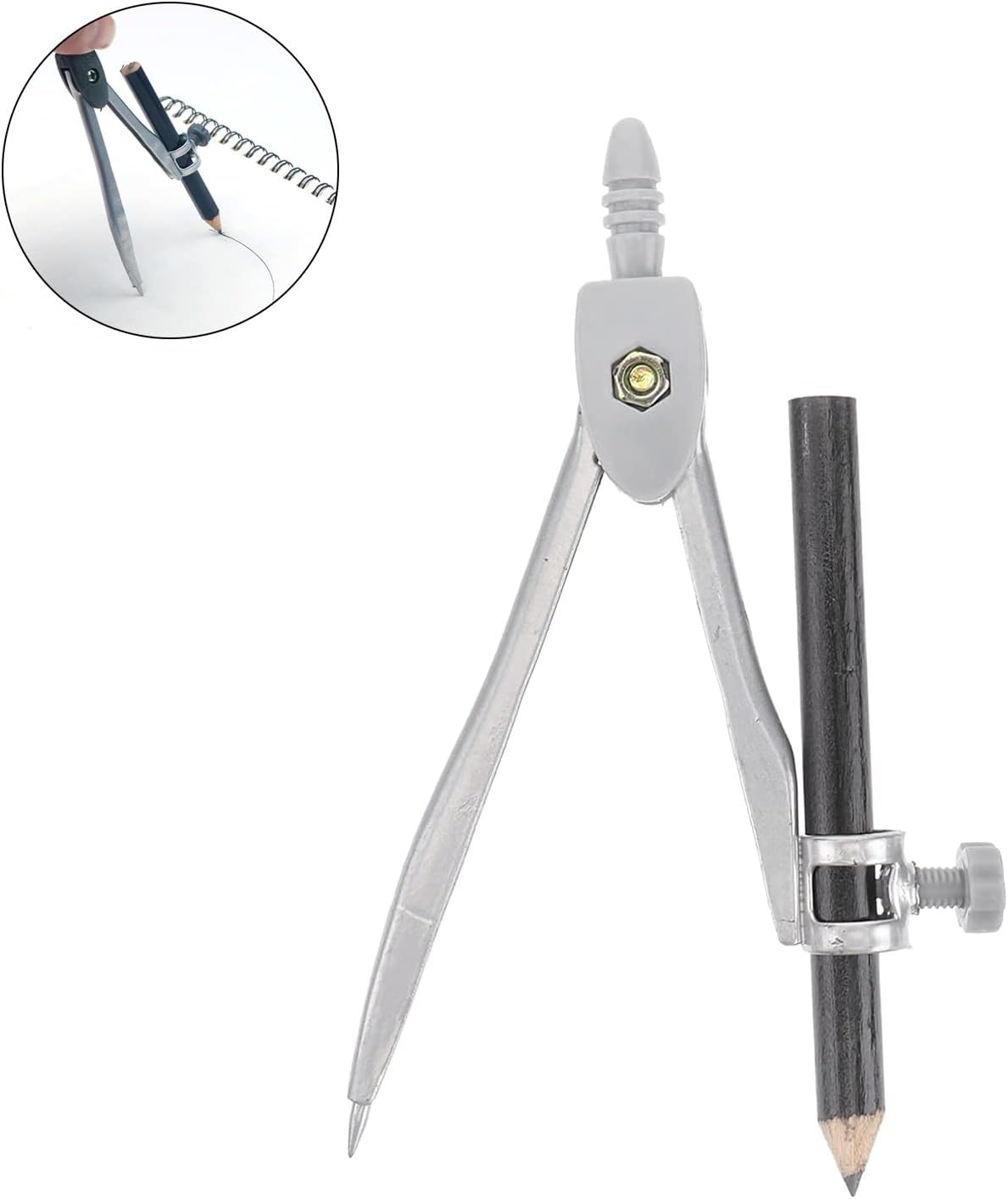 Compass Maths Drawing Compass 5 Pencil Professional Woodwork Tools ...