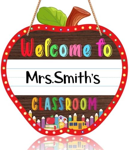 Amazon.com: SICOHOME Welcome Sign for Classroom Door Decorations,13 ...
