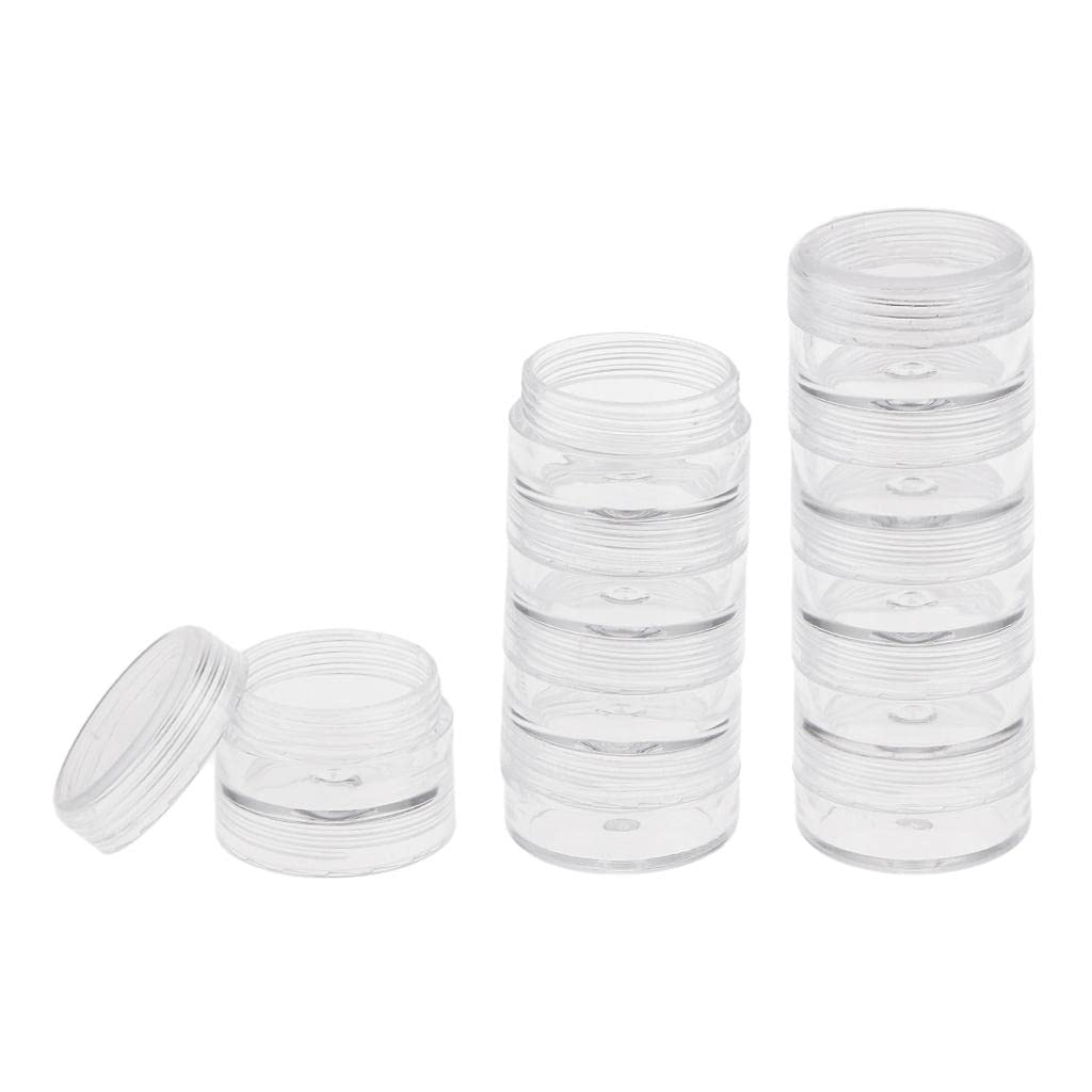 myaddiction 5 Layers Stackable Interlocking Screw Clear Containers ...