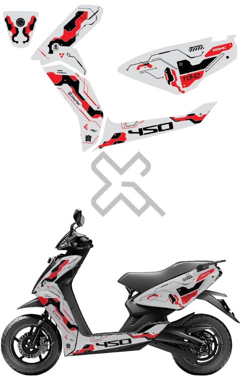 Grayfixx DOHC Edition Full Body Sticker for Ather 450X & 450S | Made in ...