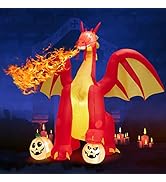 Amazon.com: Tangkula 5.2 FT Hanging Halloween Inflatable Decoration ...