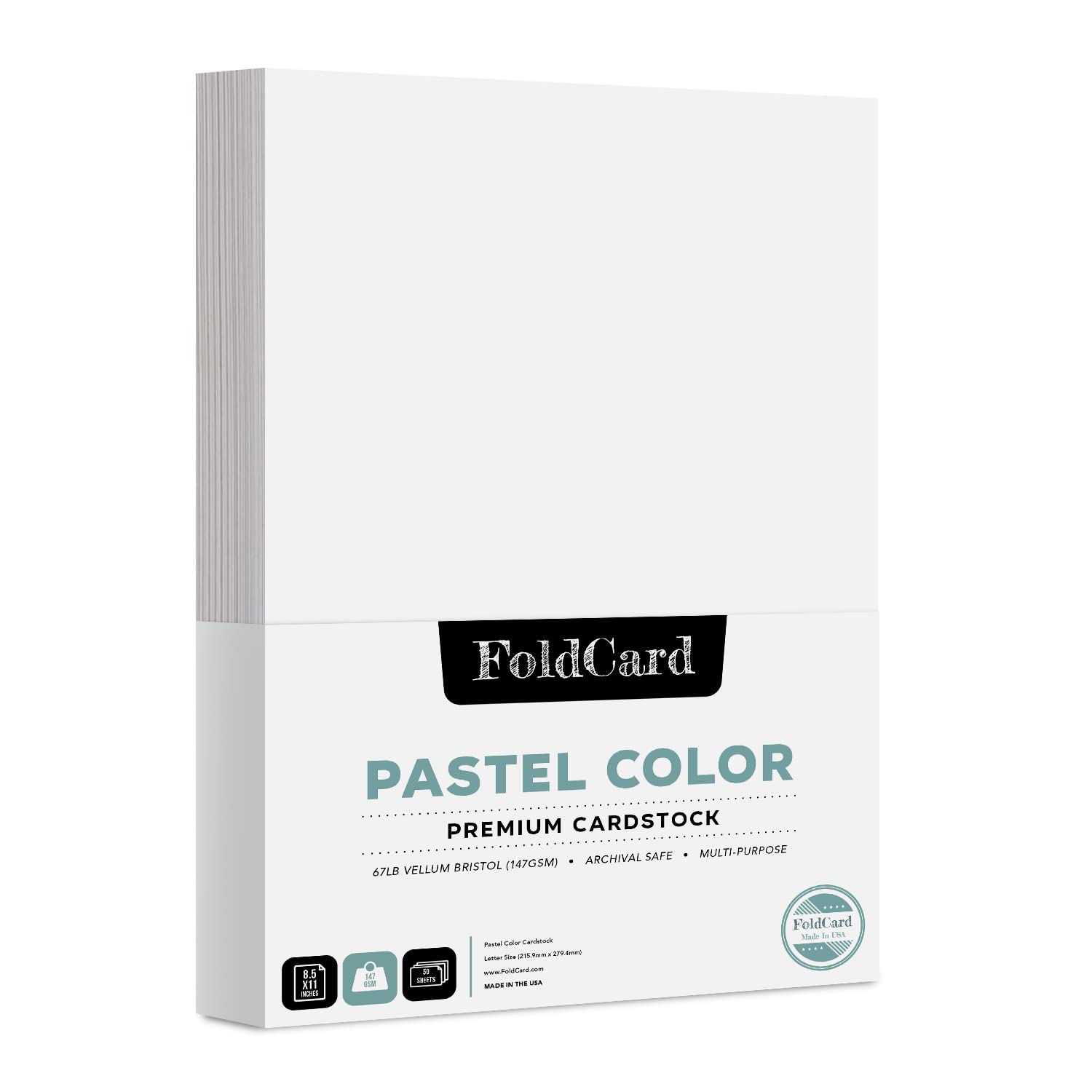 Snapklik.com : White Pastel Color Cardstock Paper Great For Arts ...