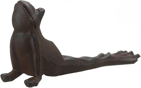 Amazon.com: Brown Cast Iron Frog Door Wedge : Office Products