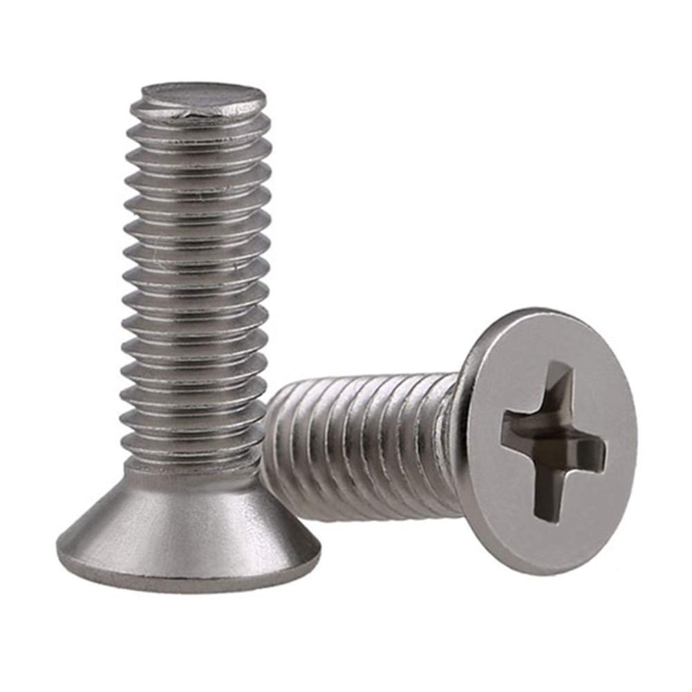 Fullerkreg Passivated 18-8 Stainless Steel Phillips Flat Head Screw M6 ...