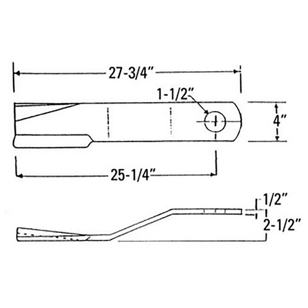 County Line 502320 5' Finish Mower Blades Set Of, 06/21/2024