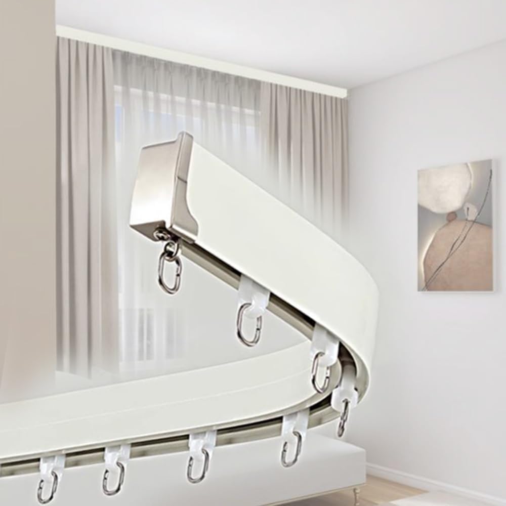 Ceiling Mounted Shower Curtain Track 2 Best Corded Curtain Track: