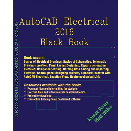 AutoCAD Electrical 2016 Black Book : Amazon.in: Books